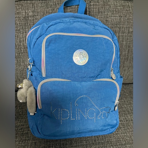 Kipling | Bags | Blue Kipling Backpack | Poshmark